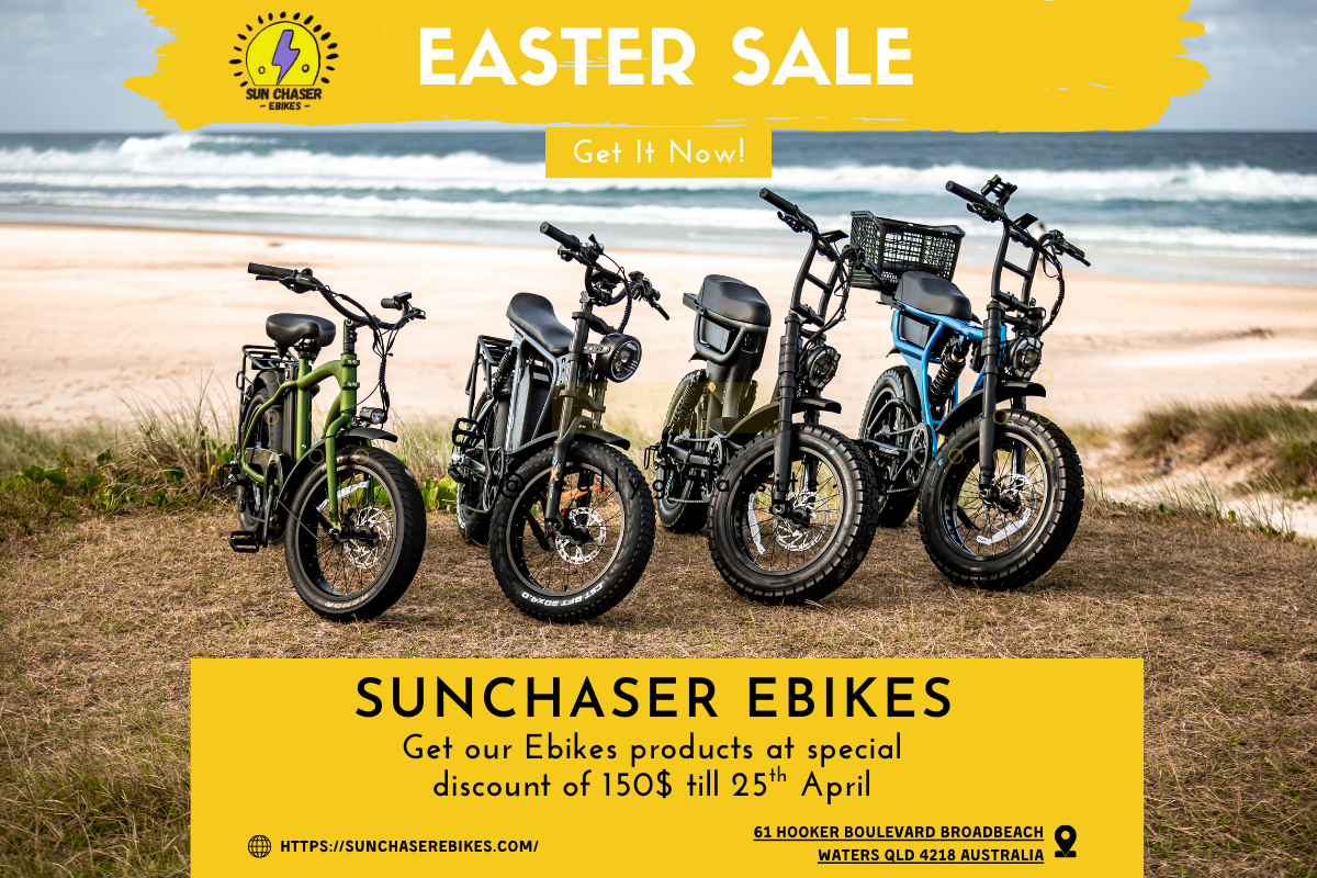 Easter Sale On Now! Save Big at Sun Chaser Ebikes Australia
